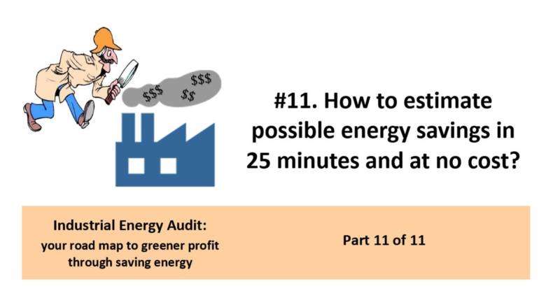 #11. How to estimate possible energy savings in 25 minutes and at no ...